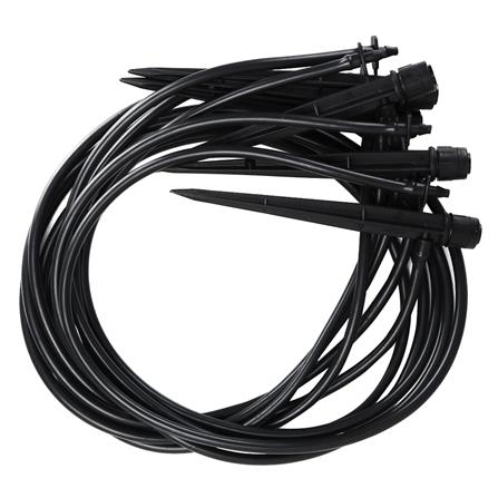 MINI SPRINKLER SET WITH SPIKE ANTELCO ATC SPECTRUM 360SP 5PCS/PACK BLACK