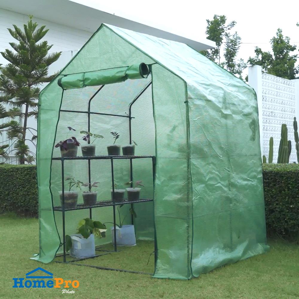WALK-IN GREENHOUSE SPRING GH-003 GREEN