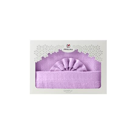 ผ้าขนหนู GIFT SET FROLINA SIMPLY สีม่วง แพ็ก 2 ชิ้น