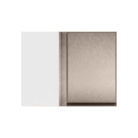 ตู้แขวนเข้ามุมบานเปิดซ้าย STARMARK BRIX 70x60 ซม. สี METAL