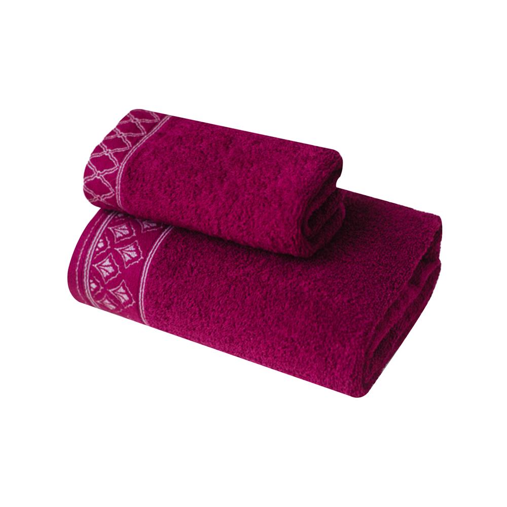 ผ้าขนหนู GIFT SET FROLINA CHARISMA EXQUISITE สี RED แพ็ก 2 ชิ้น