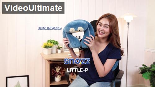 เบาะรองหลัง SNAZZ LITTLE-P 16.5X13 นิ้ว สีฟ้า